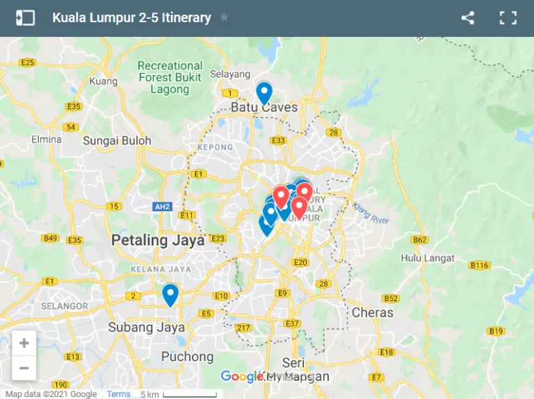 Kuala Lumpur Itinerary: The Perfect Itinerary For 2 - 5 Days - Malaysia ...