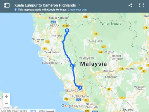 EXACTLY How To Get From Kuala Lumpur To Cameron Highlands - Malaysia Uncovered